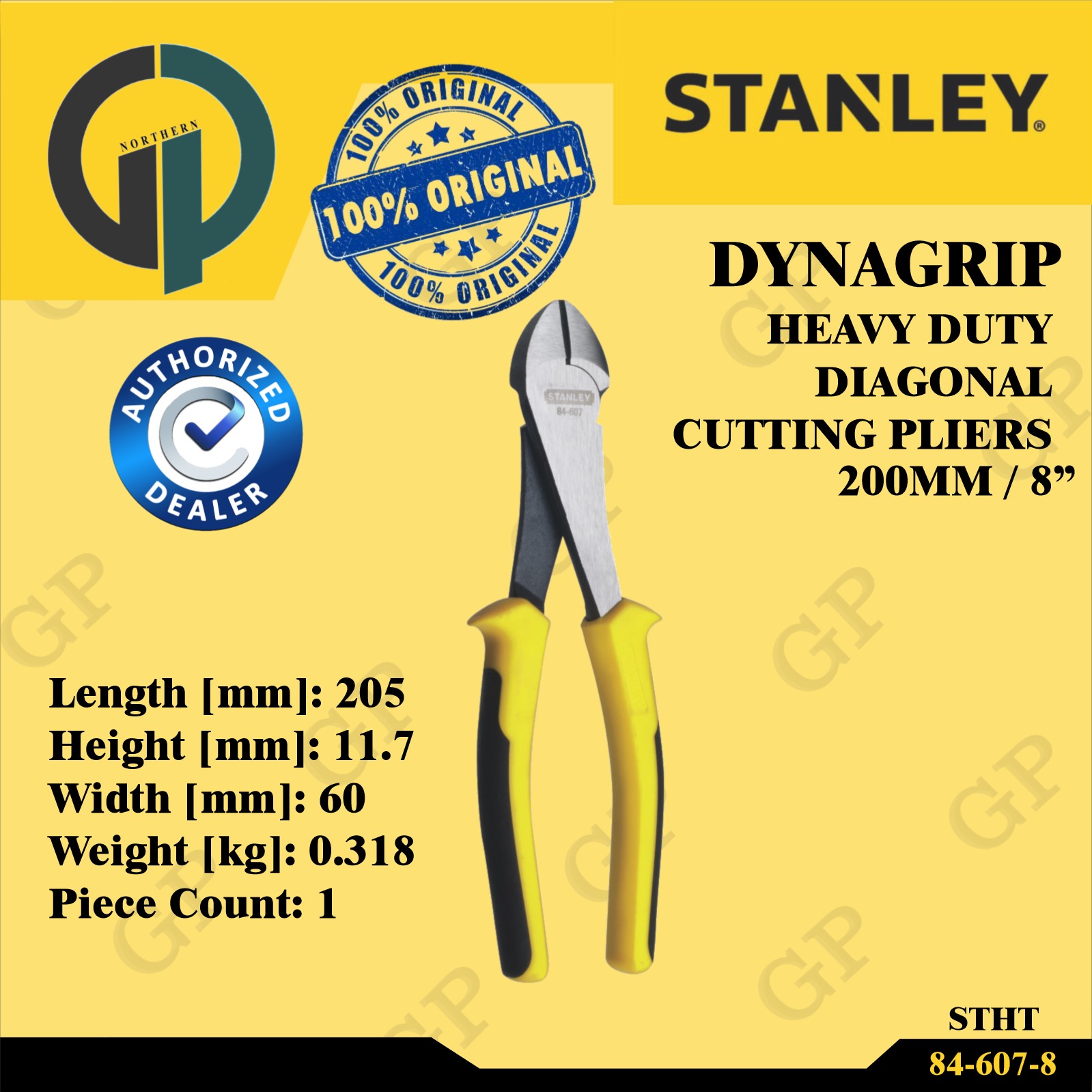 Stanley Diagonal Cutting Pliers 8" - GPNorthern | Lazada PH