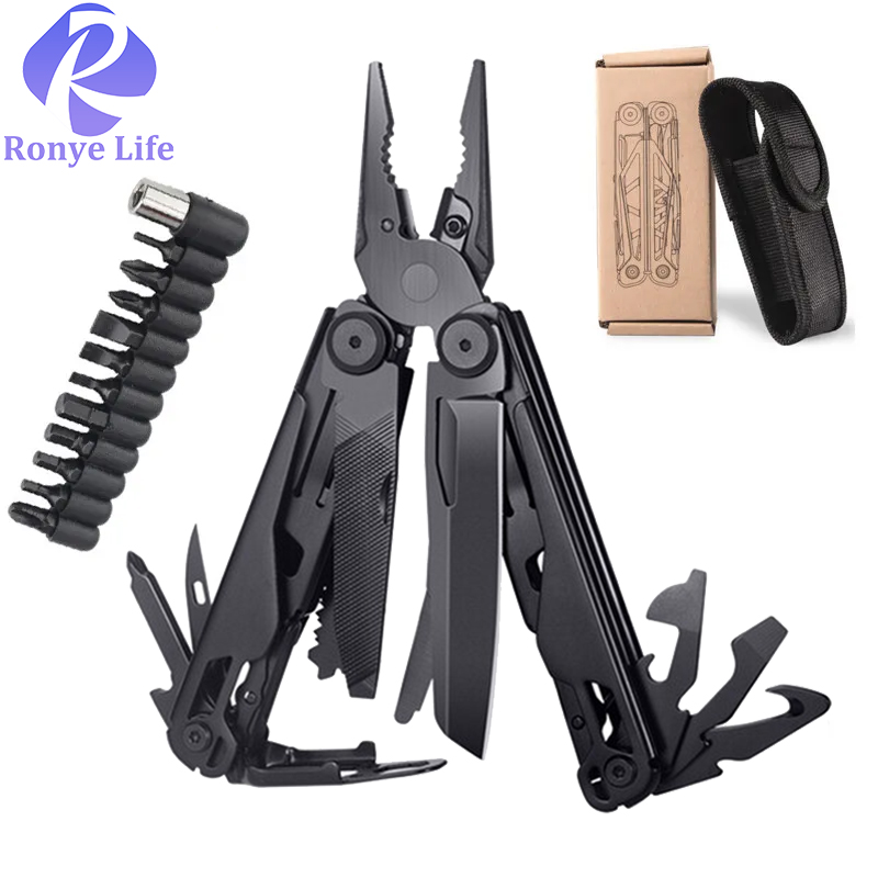 14 in 1 Multitool Pliers Outdoor Camping Portable Folding Pliers ...