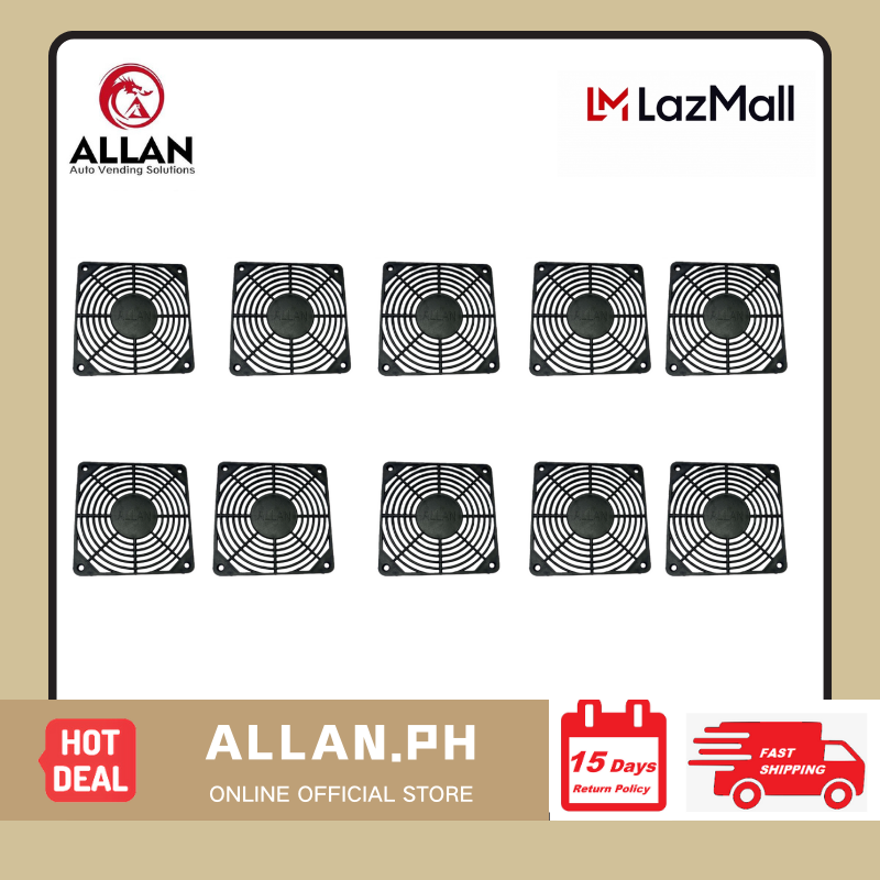 10pcs. Allan Cover Plastic 120mm For Fan 12cm x 12cm Pisonet / Piso Net ...