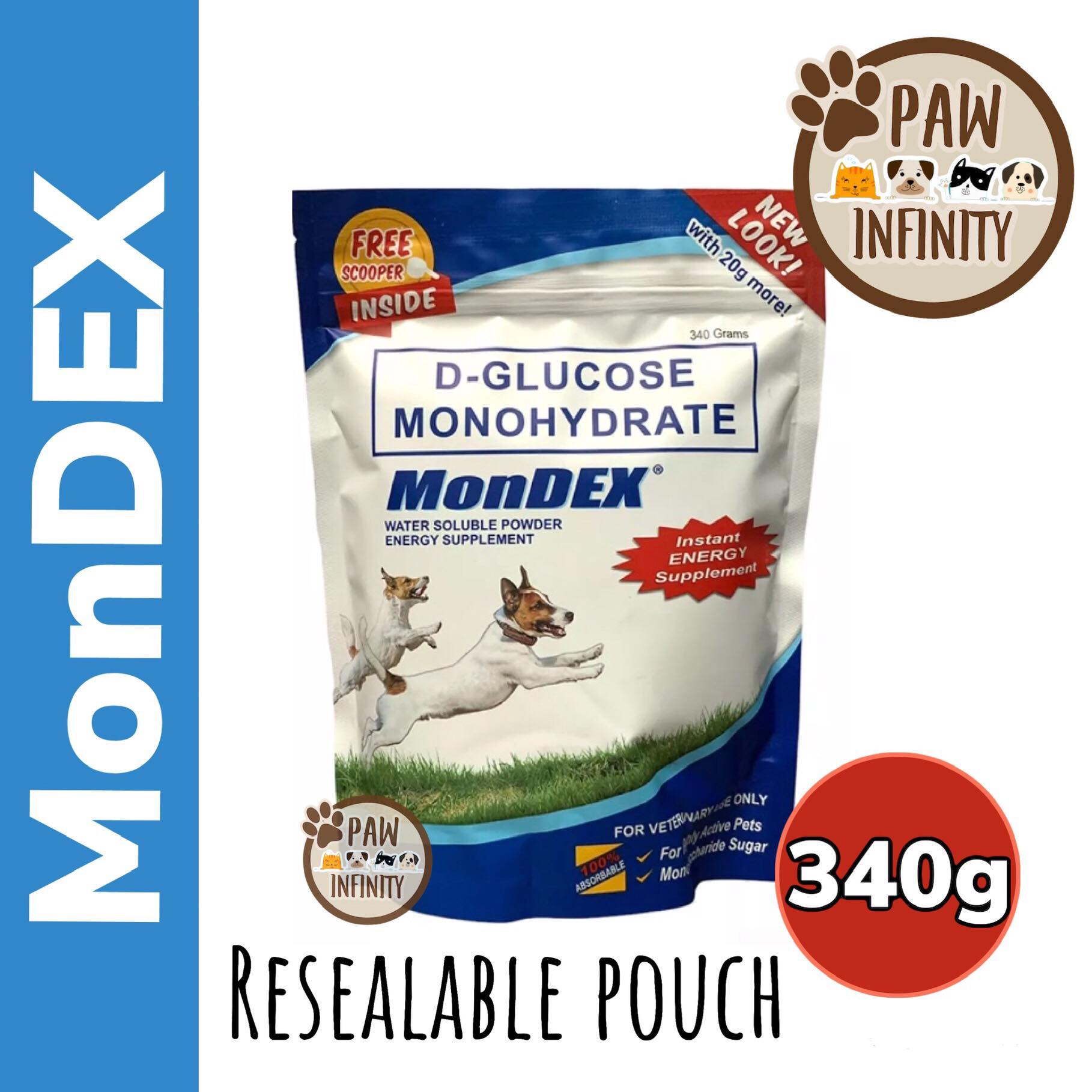 MonDEX Energy Supplement Dextrose Powder for DOGS CATS | Lazada PH