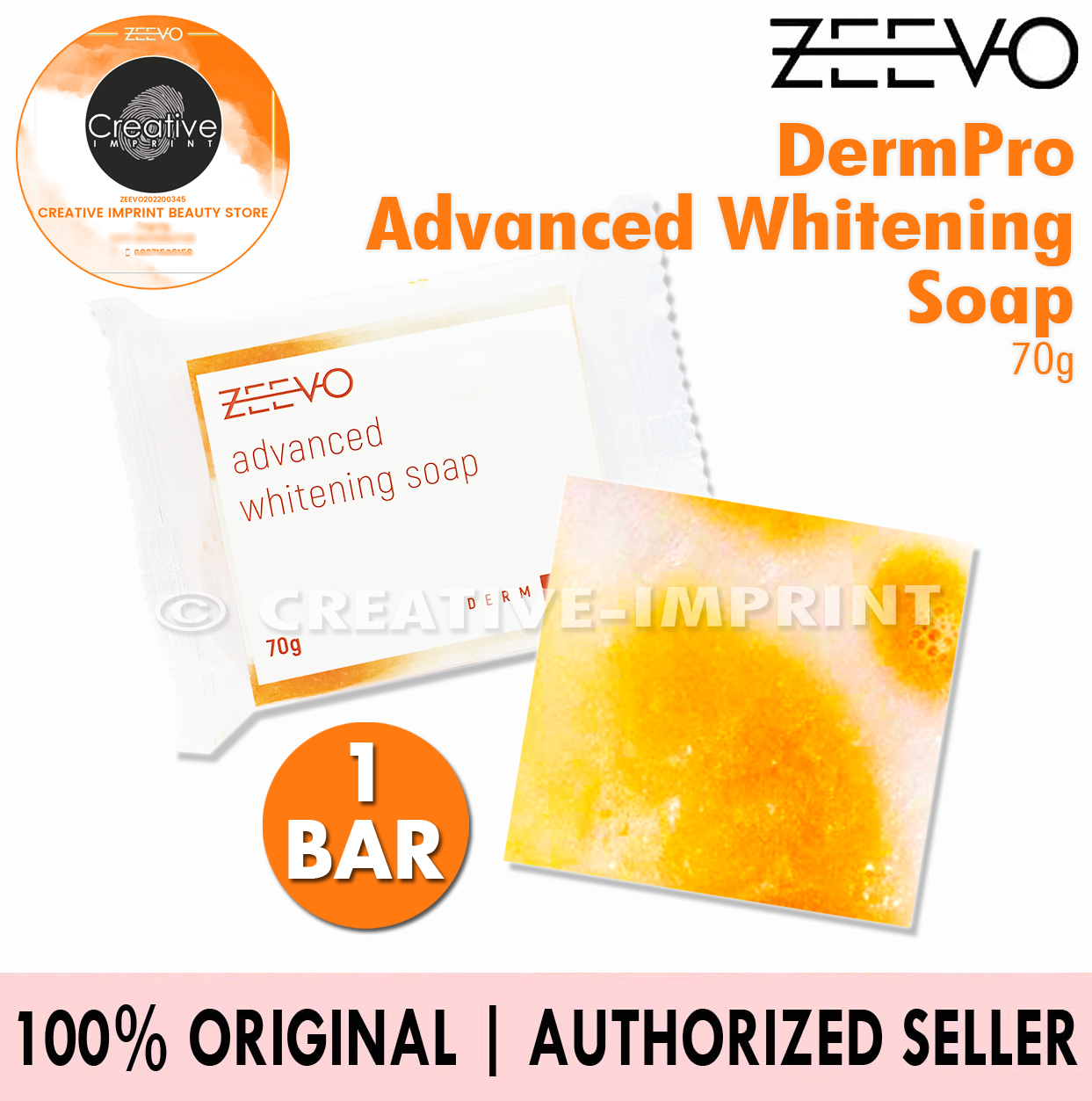 Zeevo Kojic Soap Classic 135g 10x Intense Whitening Face and Body Bar ...