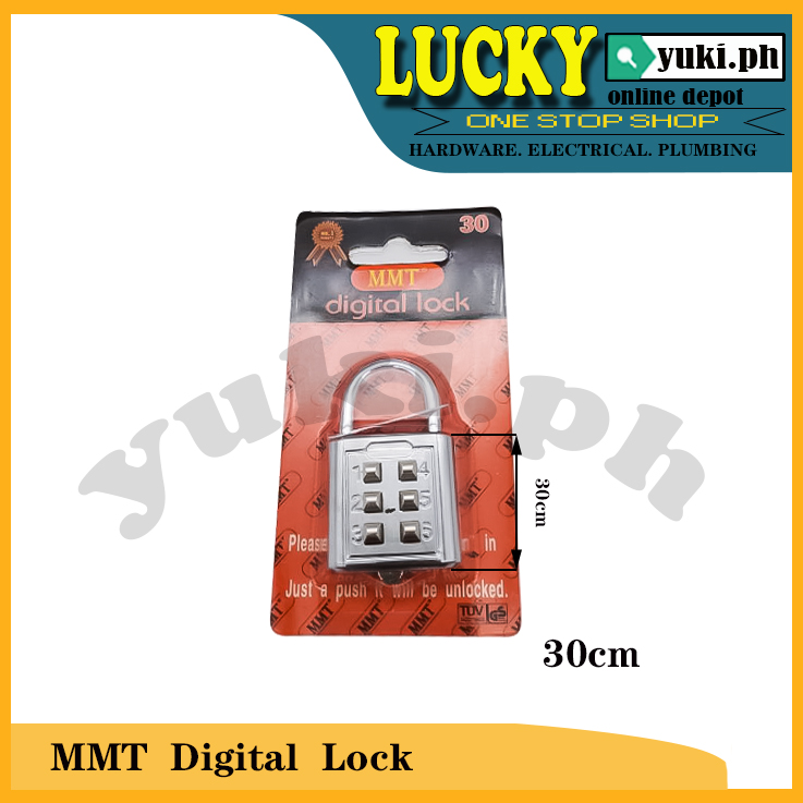 DIGITAL PADLOCK 30mm/35mm/40mm (MMT) | Lazada PH