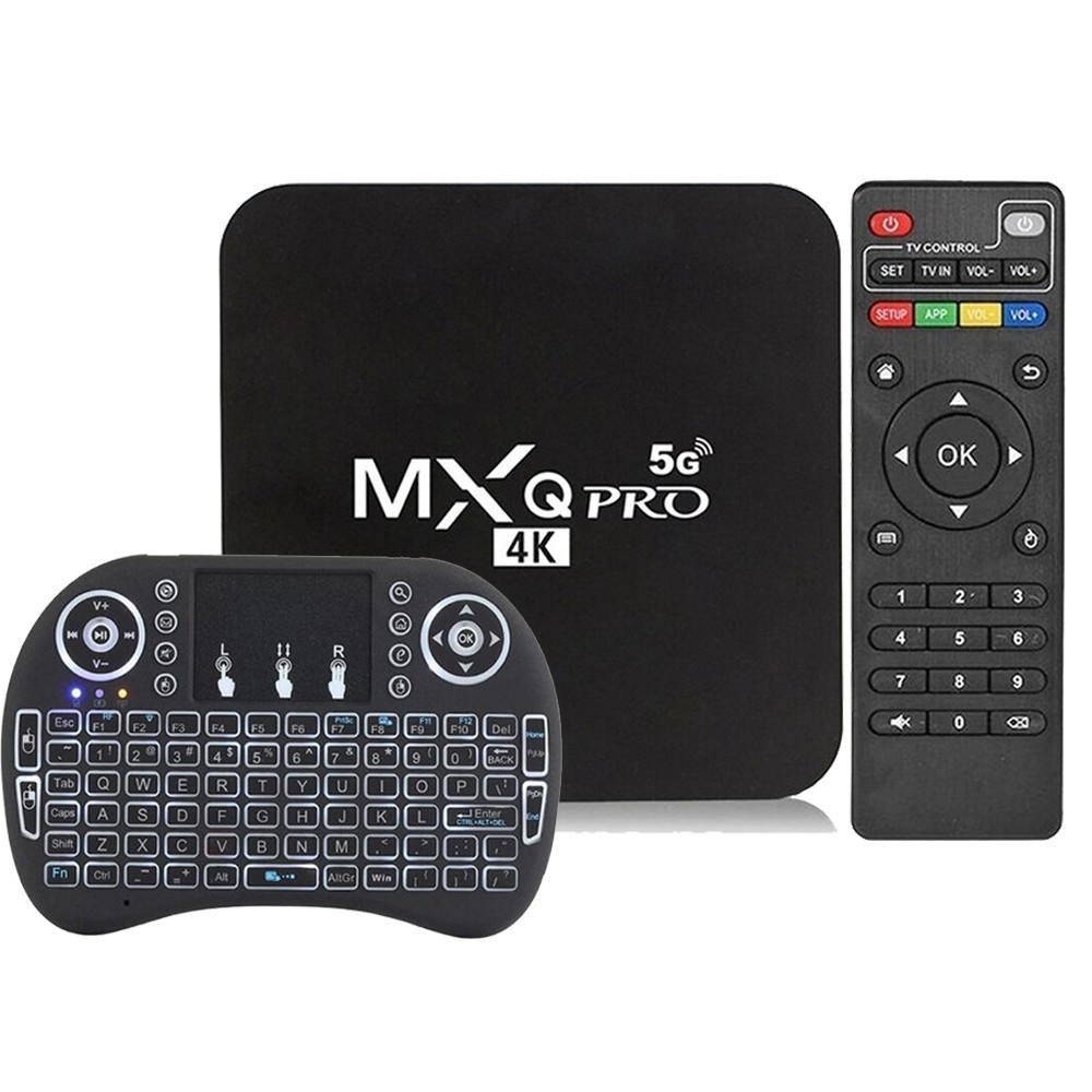 MXQ Pro 4k 5G Android Tv Box 10.1 Ultra Hd Wireless 2.4ghz Wi-Fi Media ...