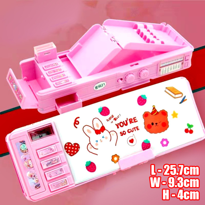 Primary Student Smart Pen Holder Pencil Case Box With Combination Lock ...