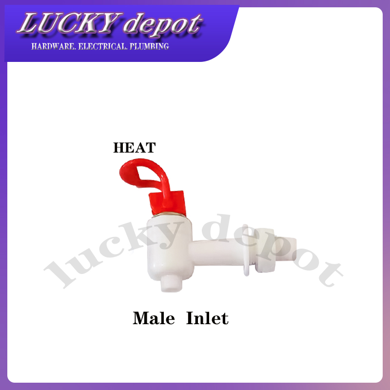 PVC WATER DISPENSER FAUCET MALE & FEMALE INLET JAG/JAR FAUCET (PER ...