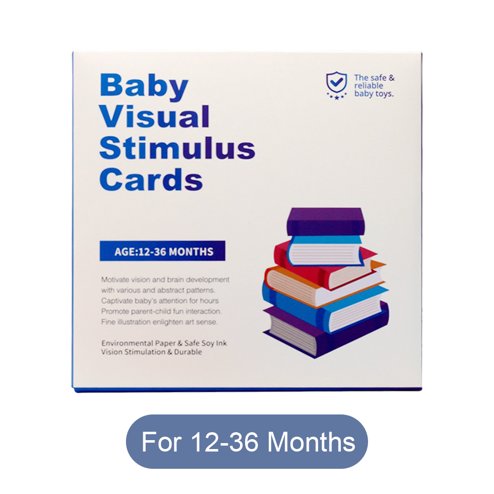 Kissdora Baby Early Education Card Infant Visual Stimulus Cards Black ...