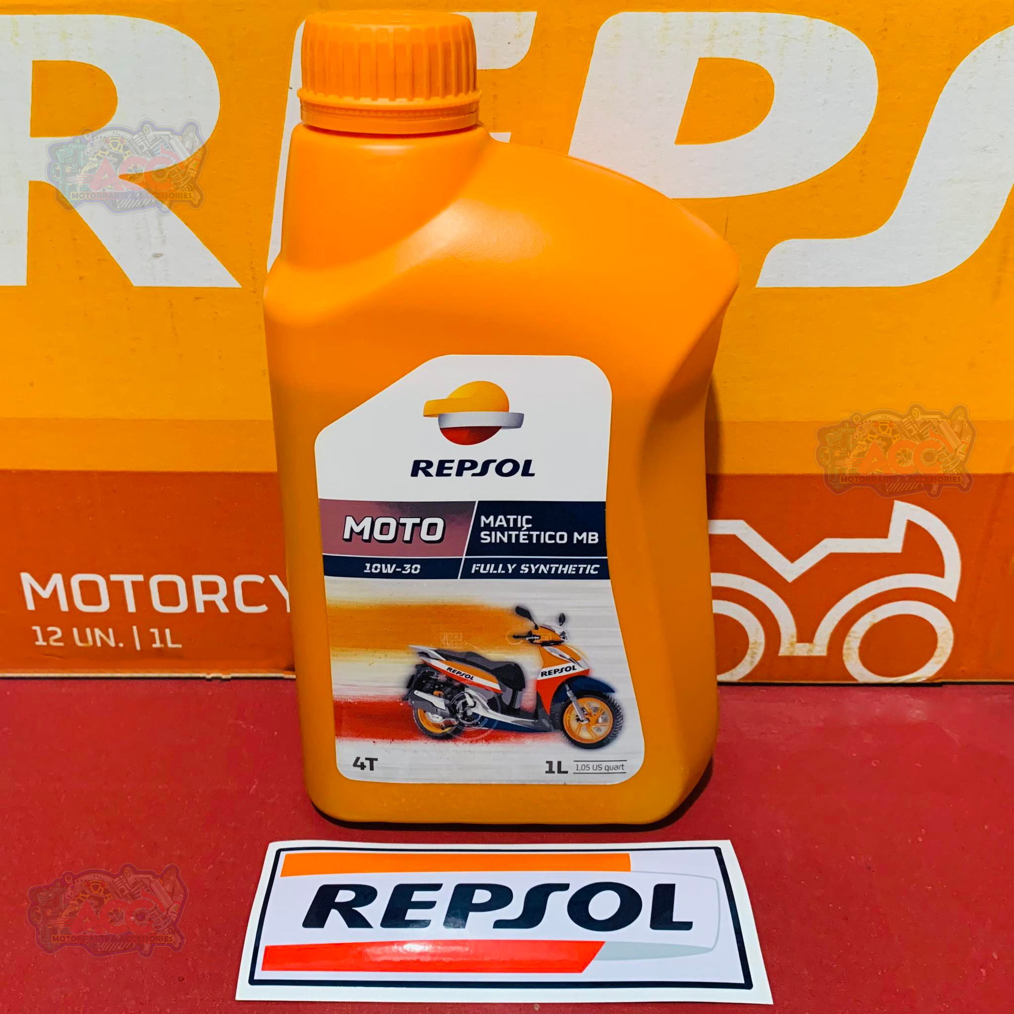 Repsol Oil Rider Matic Premium Mineral 800ml & Matic Sintetico MB 1 ...