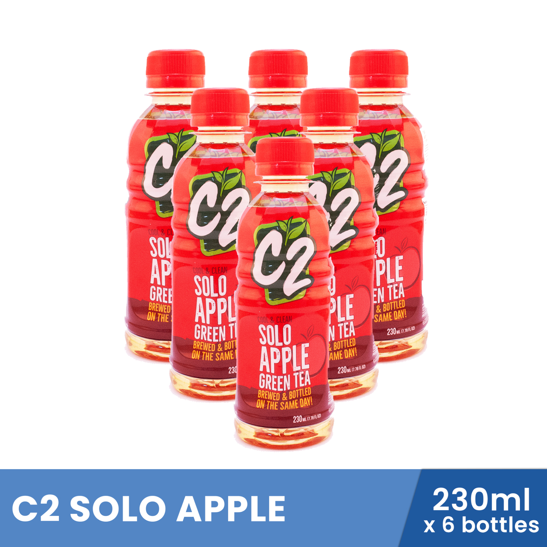 C2 Solo Apple 230ml X 6 Bottles Ready To Drink Beverage Ice Tea C2 Solo Apple 230ml X 6 Bottles Ready To Drink Beverage Ice Tea