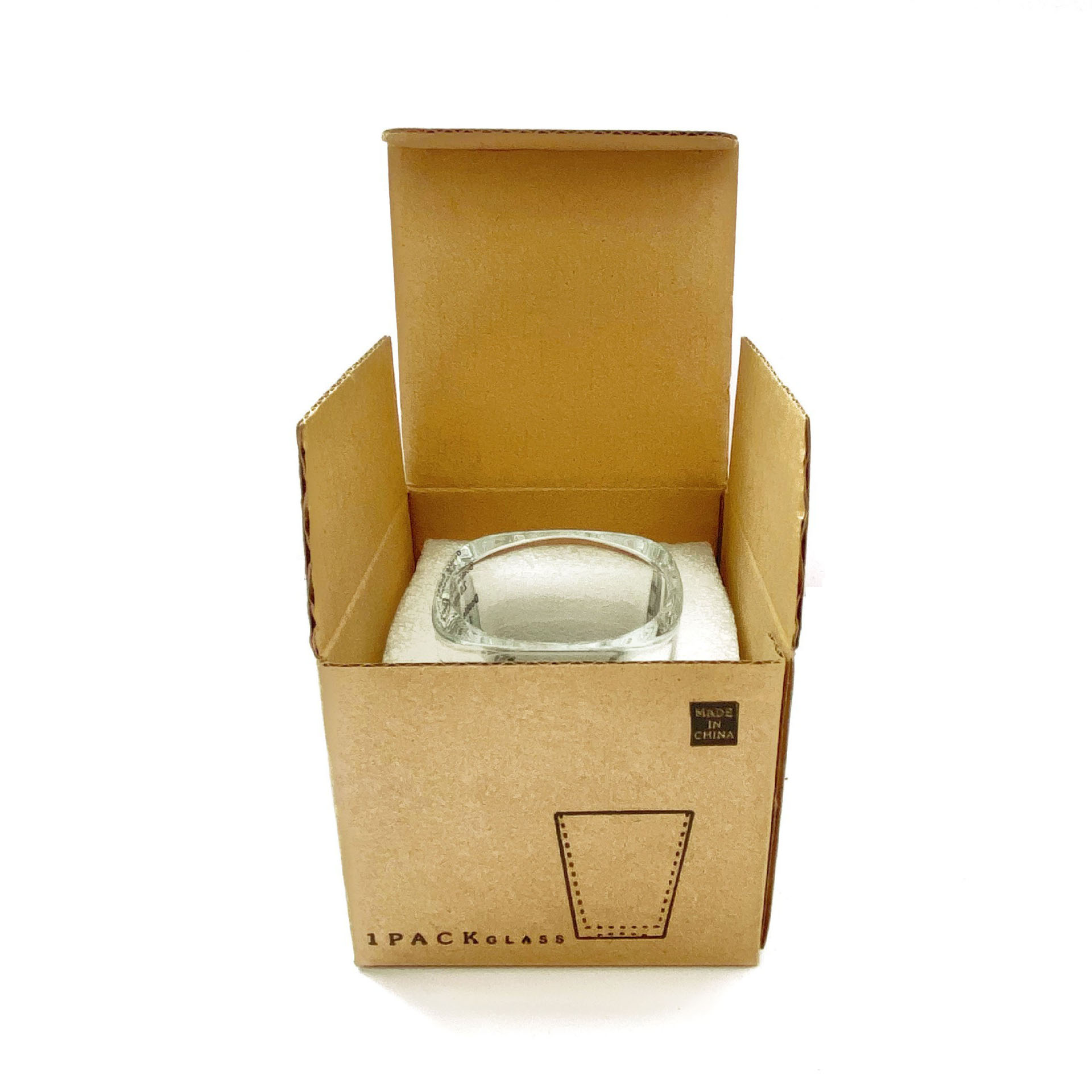 Square Espresso Shot Glasses Thickened Wall Ounce Cup 60ml Measuring ...