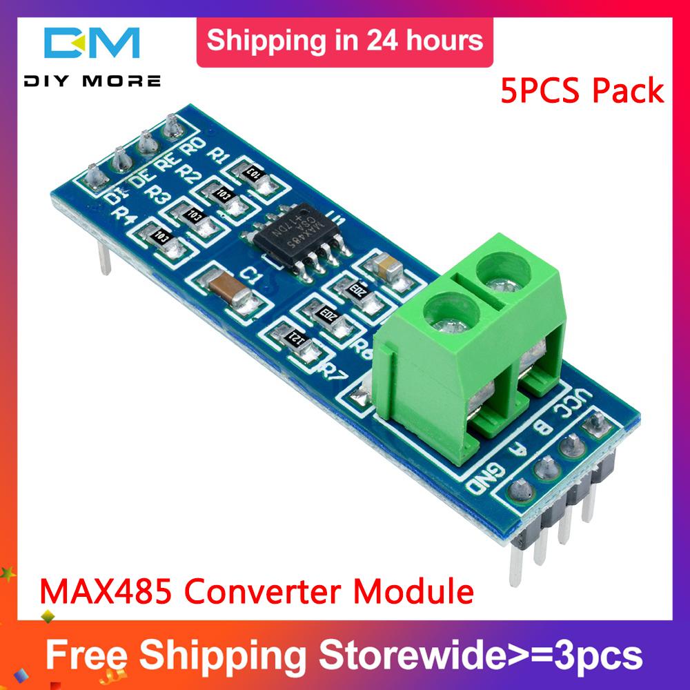 Original Diymore 5PCS MAX485 Module RS-485 TTL to RS485 MAX485CSA ...