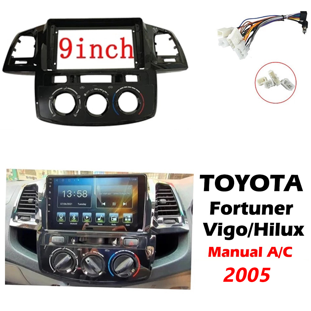 9 Inch Car Stereo Frame Android Player Casing Dashboard Fascia Frame ...