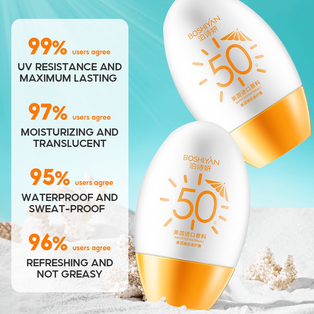 Sunscreen Sunblock Whitening SPF 50+ face and body Facial Cream Solar Sun Block Sun Protiction ...