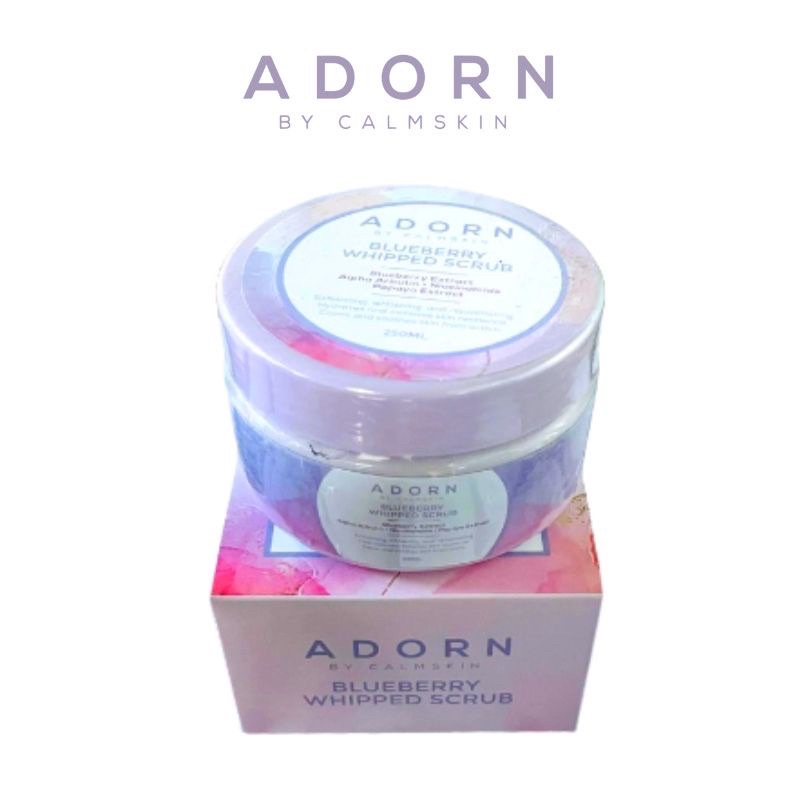 Adorn by Calmskin | Blueberry Whipped Scrub | Chimchaghan Soap ...