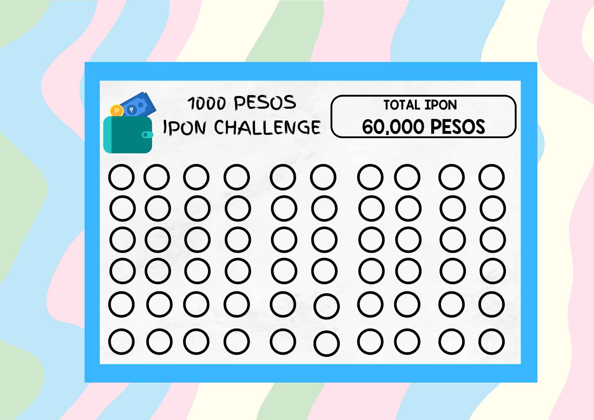 Ziplock Ipon Challenge with free ballpen (when you buy 3 items or more ...