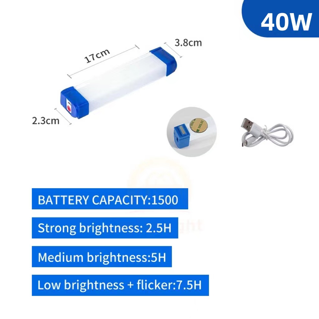 USB Rechargeable Emergency Tube Light 40W, 60W, 100W And 200W For ...