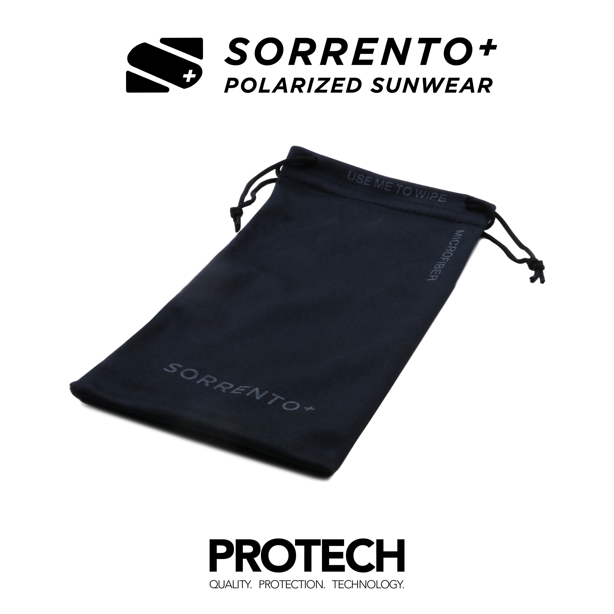 Sorrento+ 2in1 Microfiber Pouch & Wiper for Eyeglasses/UVA/UVB/UV400 ...