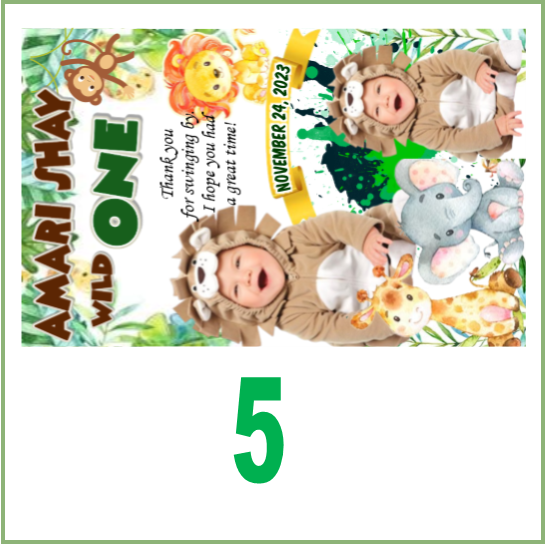Ref Magnet Souvenir Giveaway Birthday Christening Safari Jungle | Lazada PH