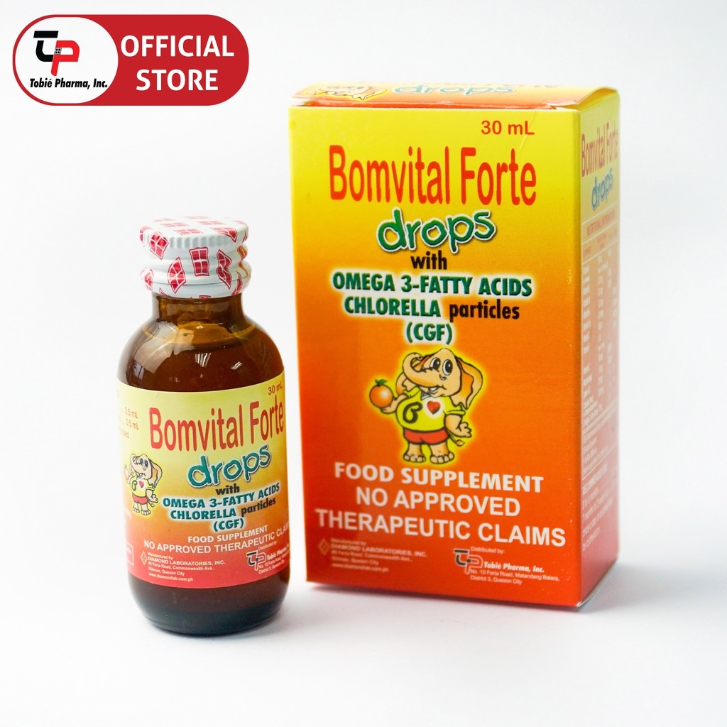 Health Fitness l Bomvital Forte Drops Multivitamins 30ml | Lazada PH