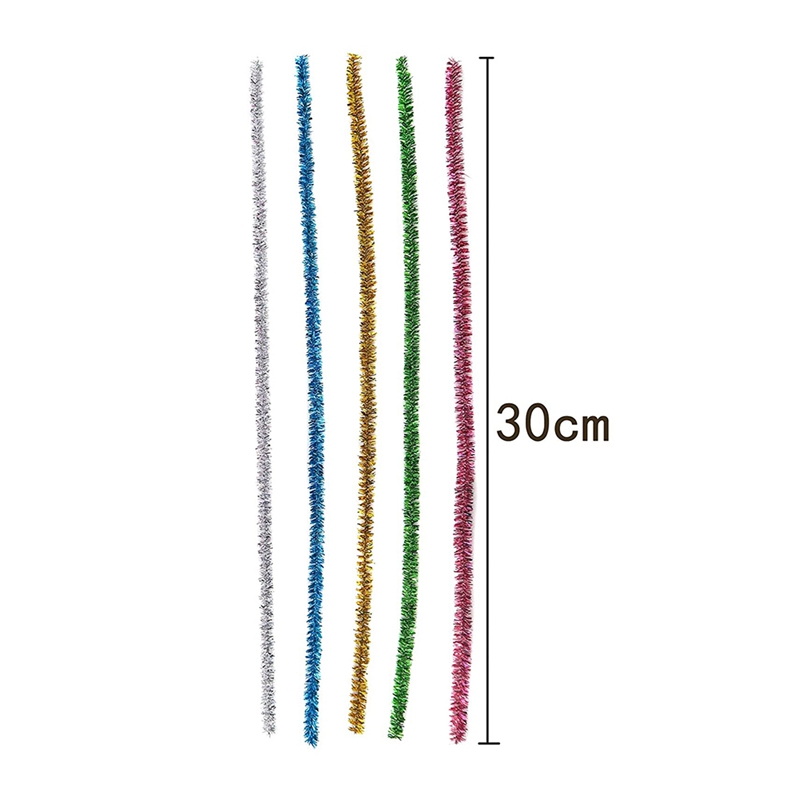 400Pcs Pipe Cleaners 10 Assorted Colors Chenille Stems Craft Supplies ...