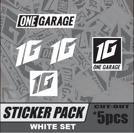 1G ONE GARAGE 5pcs CUT-OUT STICKER SET | Lazada PH