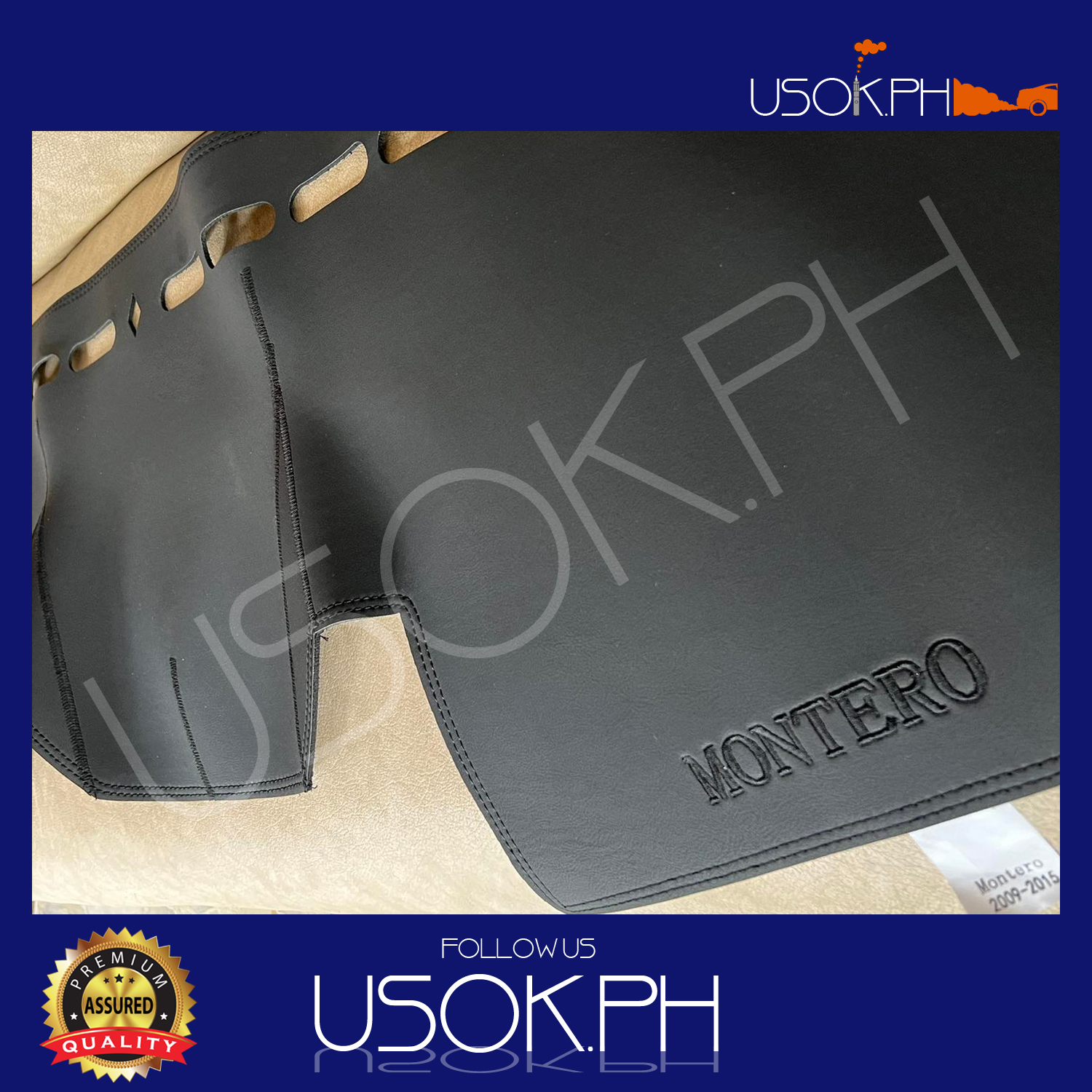 Mitsubishi Montero Sport Dashboard Cover Leather Type Heavy duty ( 2009 ...