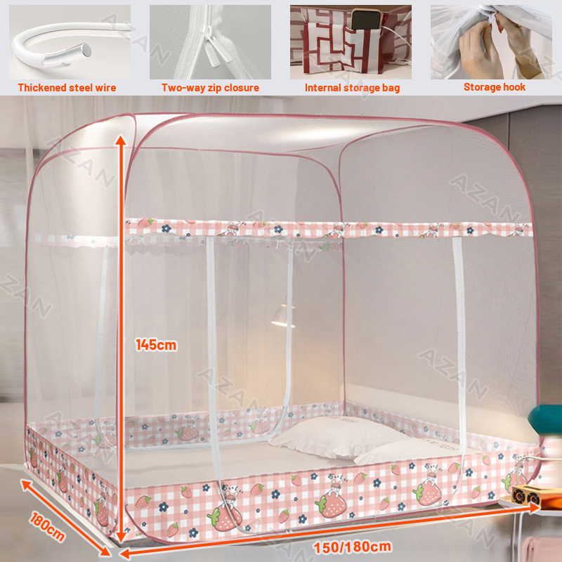 Mosquito net Tent Mosquito net kulambo No-Installation Foldable tent ...