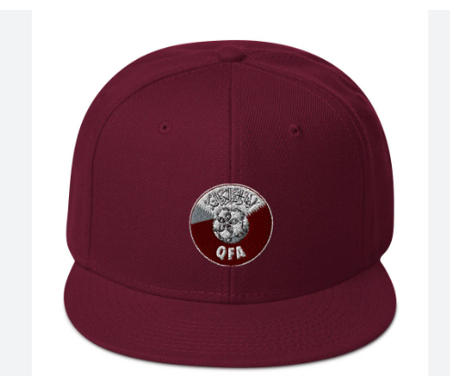 World Cup 2022 Qatar Black and White Football Hat 01 | Lazada PH