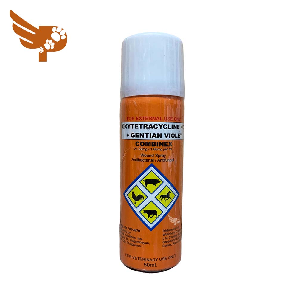Combinex Wound Spray 50ml - for Animals, Dogs, Cats, Birds, Livestock ...
