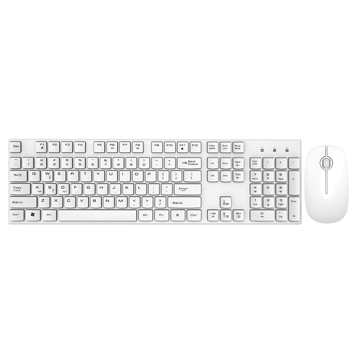 Zeus GK600 Slim 2.4GHz Wireless Keyboard And Mouse Set With USB ...