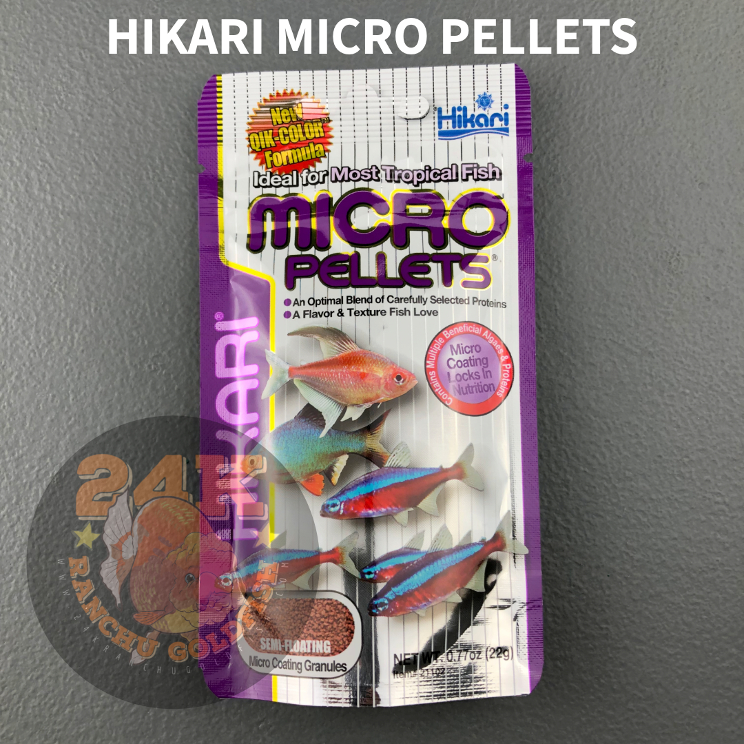 HIKARI TROPICAL MICRO PELLETS FOR ALL SMALL-MOUTHED TROPICAL FISH 22G ...