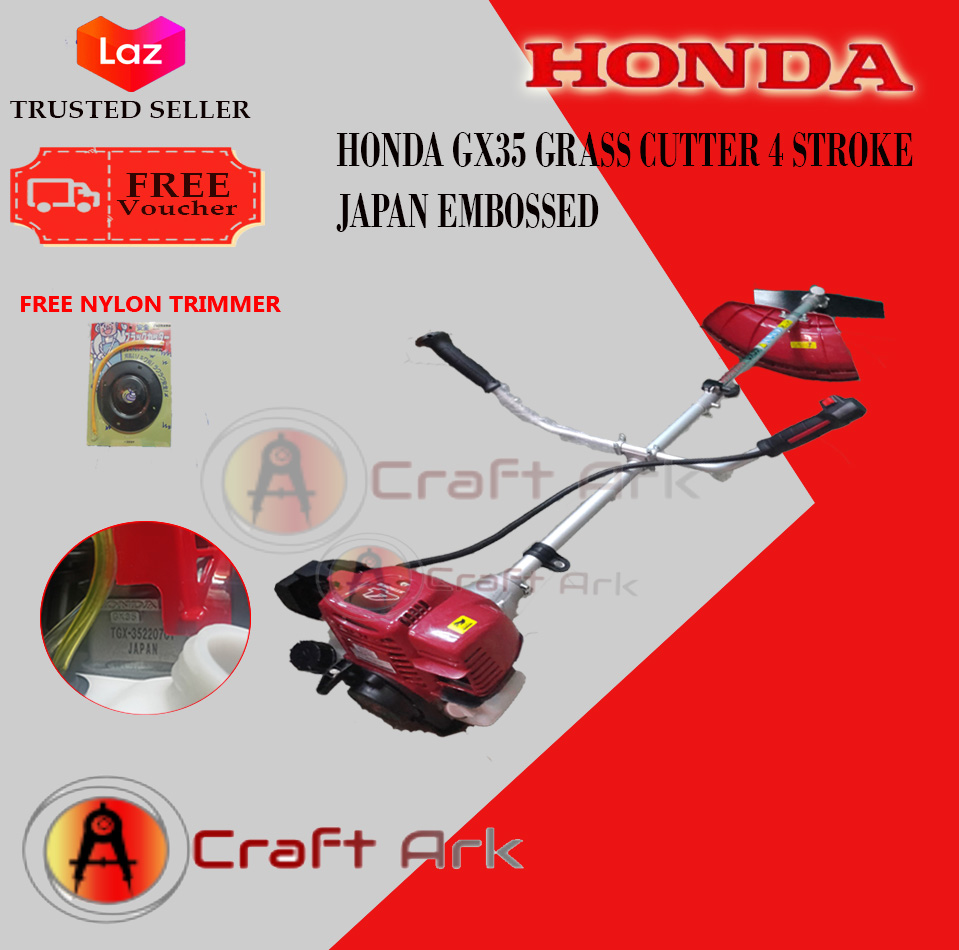 Honda GX35 Grass Cutter 4 Stroke WITH FREE Nylon Blade GX50 | Lazada PH