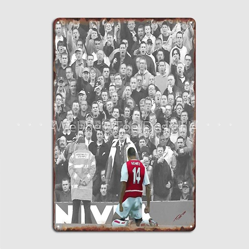 Legend Thierry Henry Metal Sign Club Home Living Room Vintage Wall ...