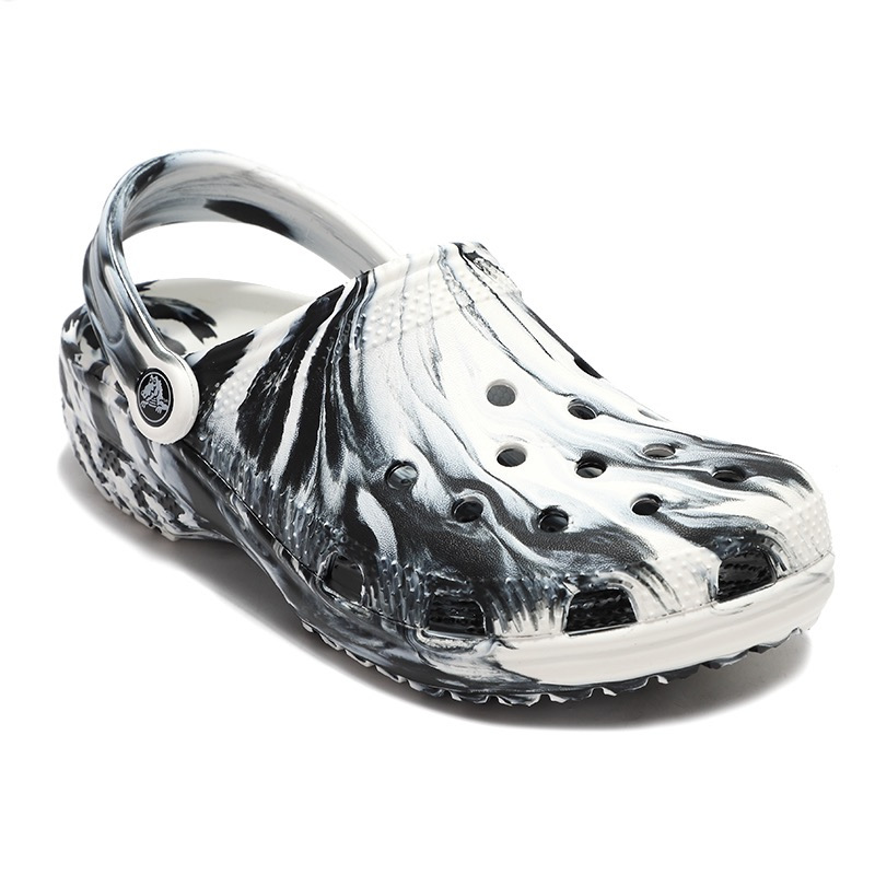 Crocs men graphic tie dye clog couple sandals solid color official ...