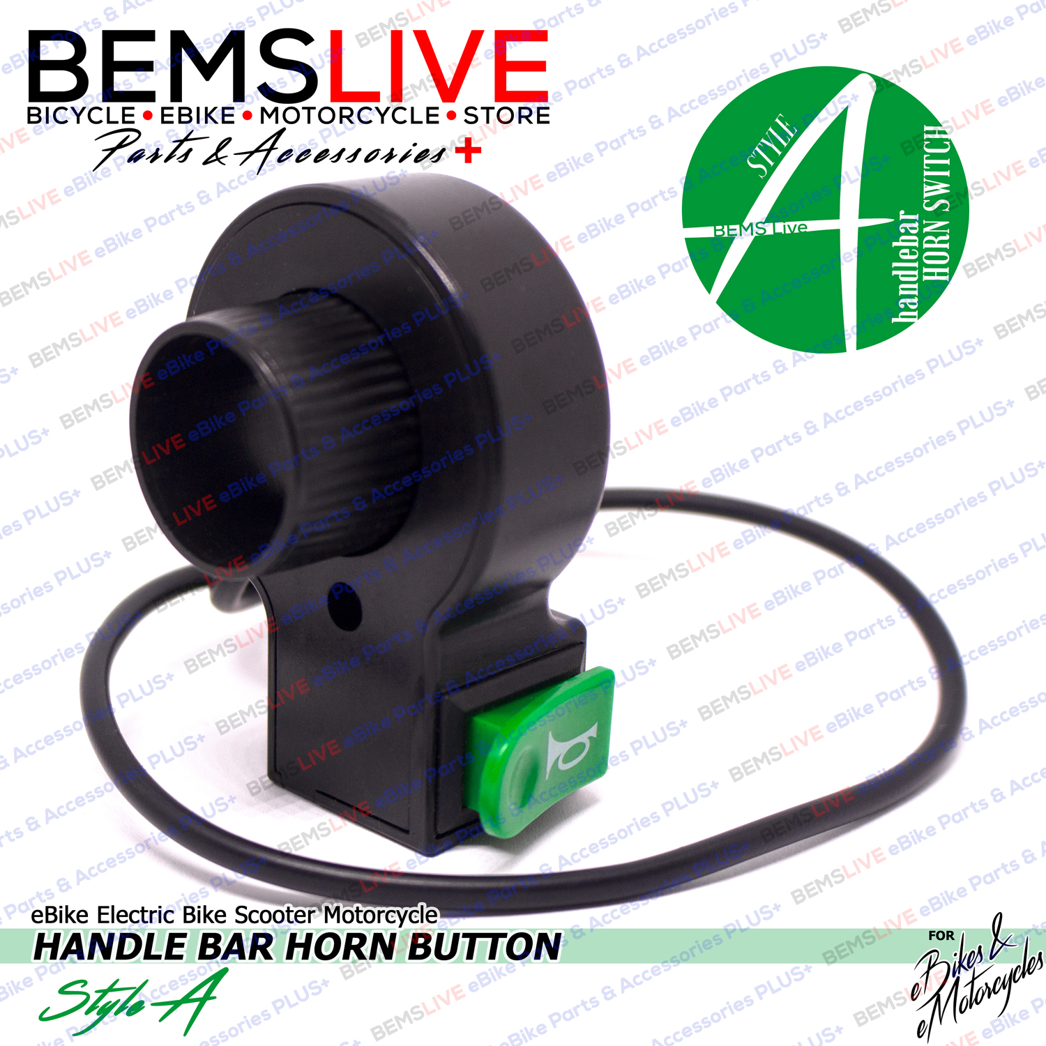 Handle Bard HORN Button Switch (STYLE A) for eBikes eTrikes and DIY ...