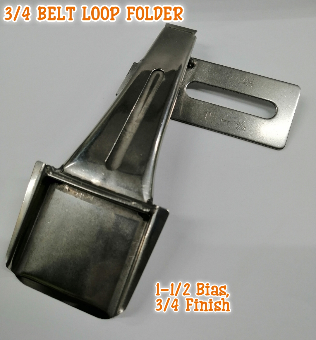 BELT LOOP FOLDER EDGES OVERLAPPING FOR INDUSTRIAL TWO NEEDLE SEWING ...