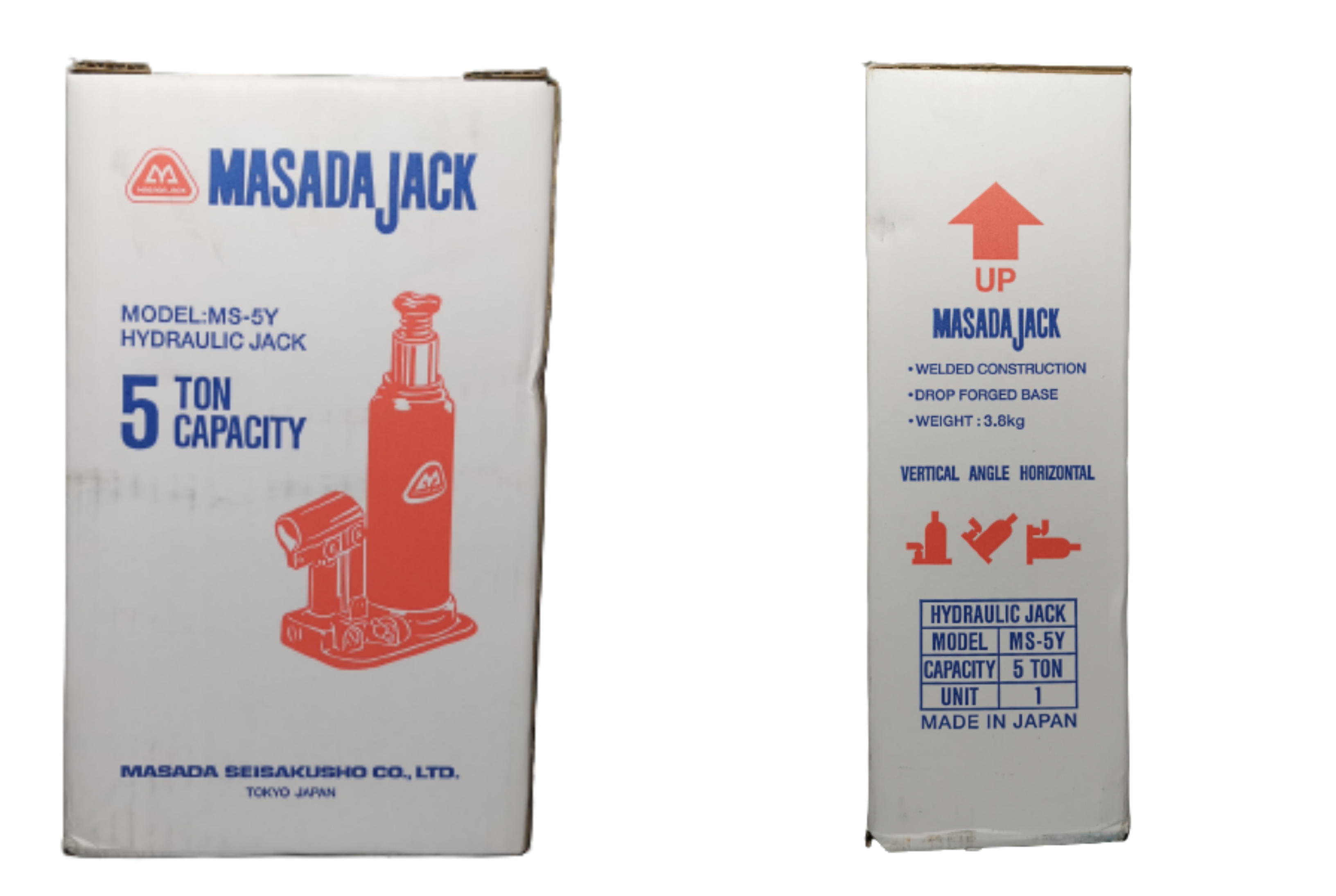 5 Tons Hydraulic Jack - Heavy Duty MASADA made in JAPAN | Lazada PH