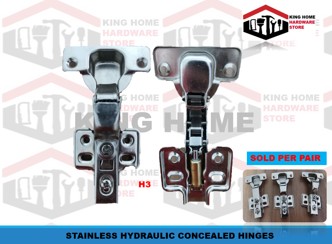 HIGH QUALITY HYDRAULIC/REGUALAR CONCEALED CABINET HINGES (C1/C2/C3/H1 ...