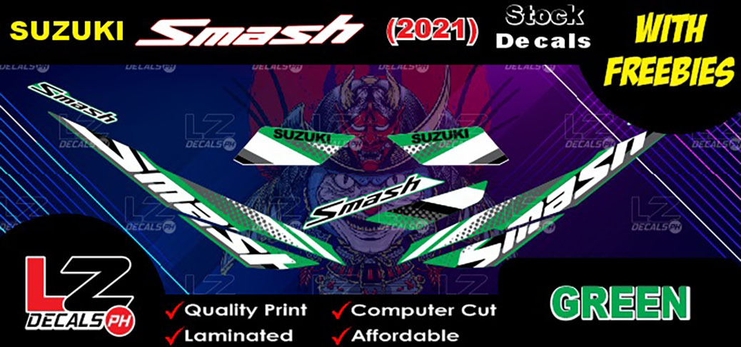 Suzuki Smash 115 (2021) Stock Decals / Stickers with Freebies | Lazada PH