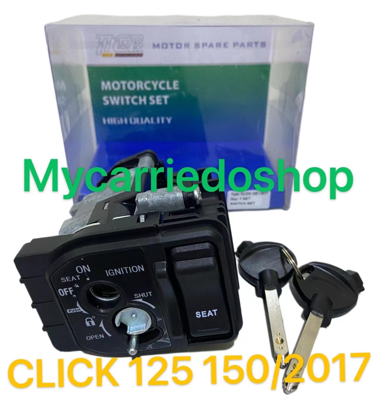 TTGR motorcycle anti-theft ignition switch group： Click125/150 2017 ...