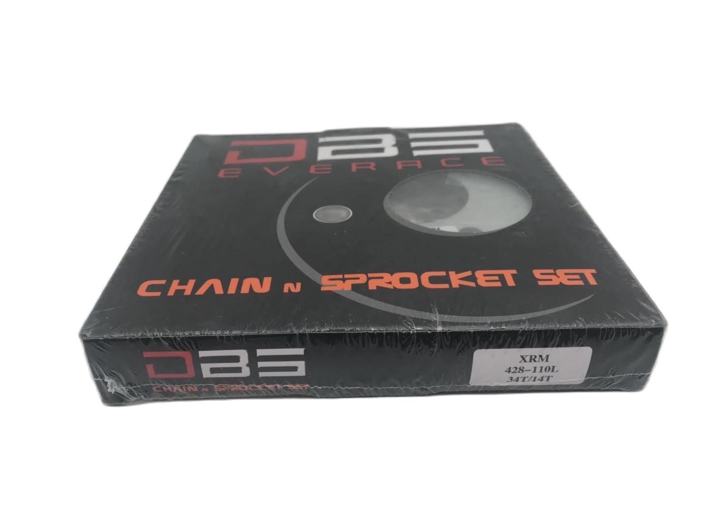 HIGH QUALITY DBS XRM CHAIN & SPROCKET SET FOR MOTORCYCLE COD (KADENA ...