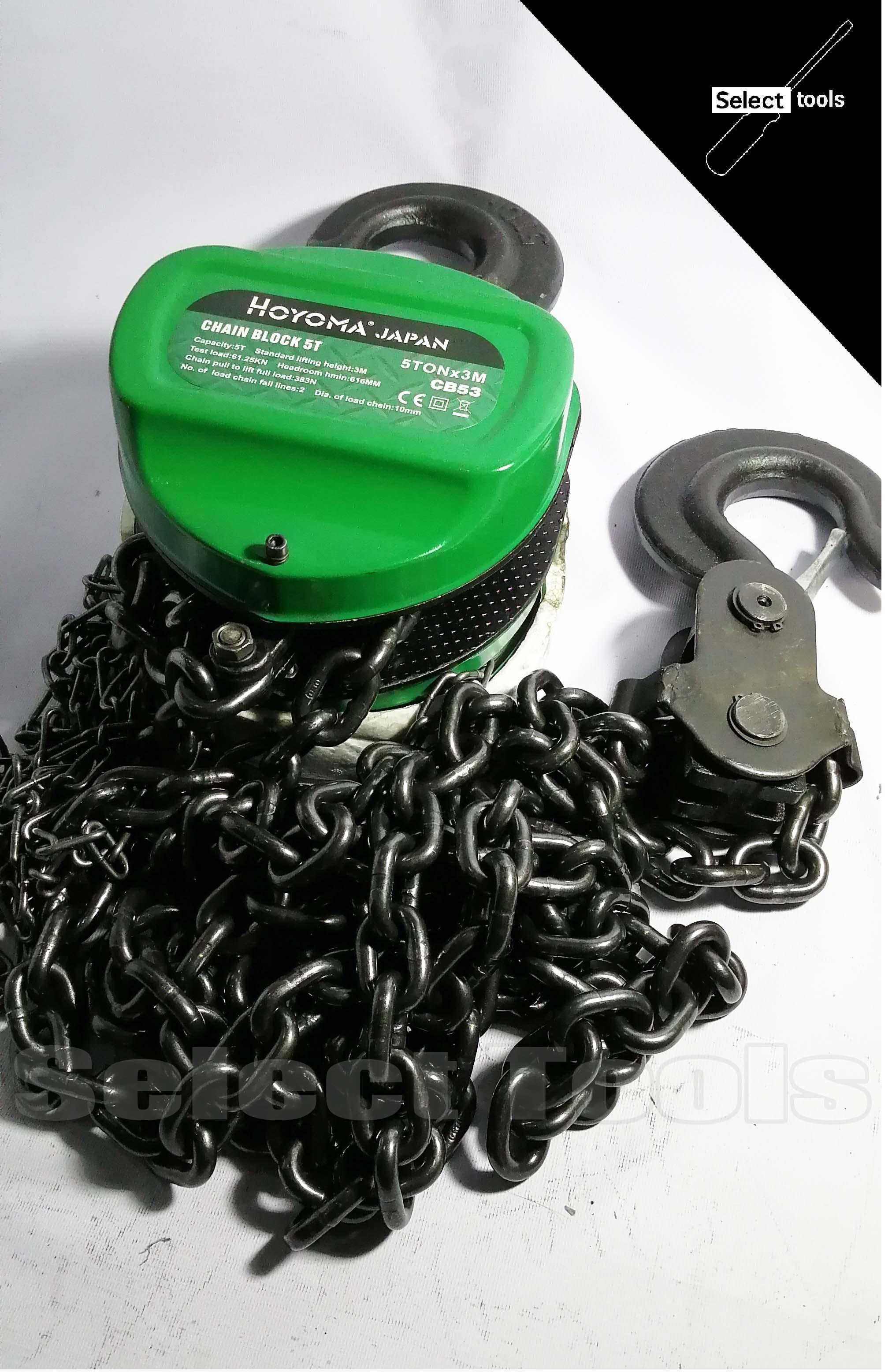 SELECT TOOLS HOYOMA JAPAN CHAIN BLOCK 5 TONS HEAVY DUTY | Lazada PH