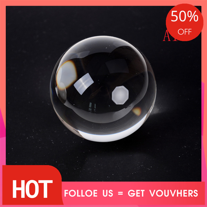 60/70/80mm Contact Juggling Ball Magic Tricks Crystal Ultra Clear Ball ...