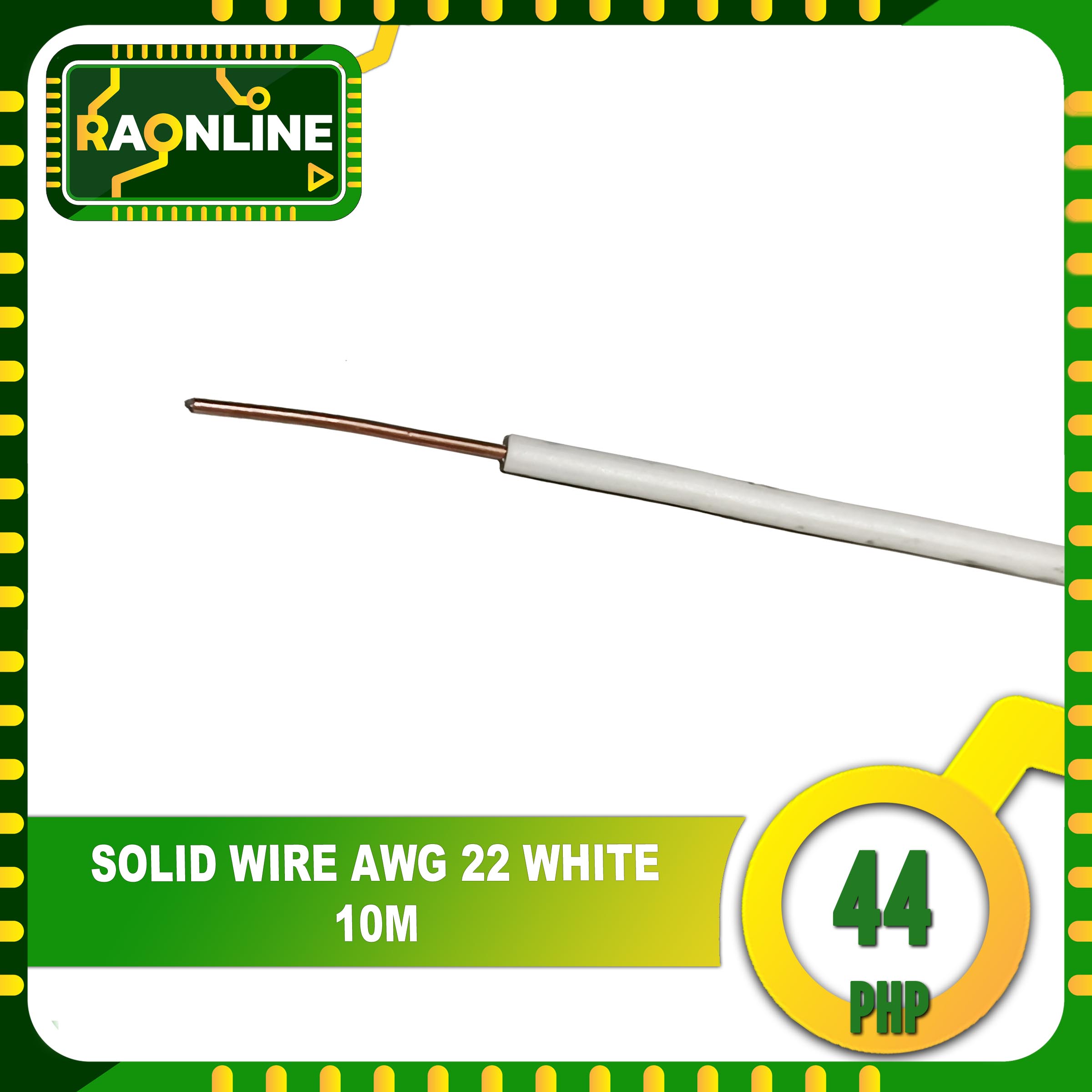 Raonline Solid Wire AWG 22 White | Lazada PH