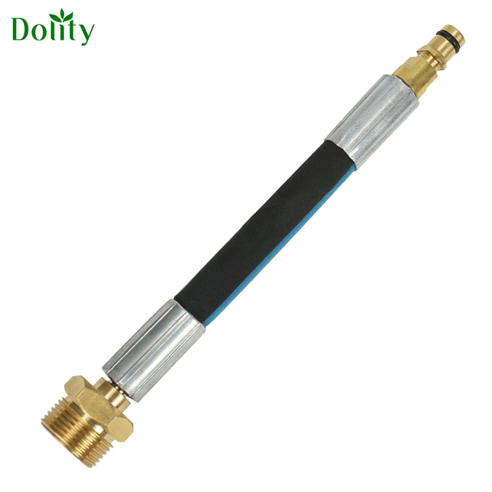 Dolity High Pressure Washer Hose Extension Connector Adapter M22 Male ...