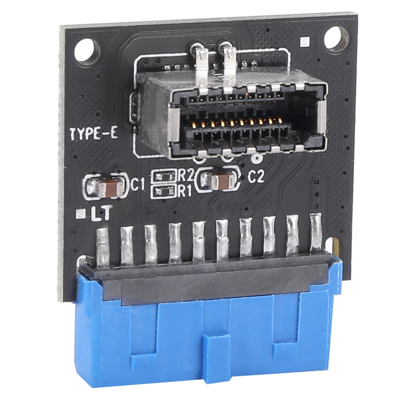 Computer Connectors USB 3.1 Front Panel PC Socket to USB 3.0 20Pin ...