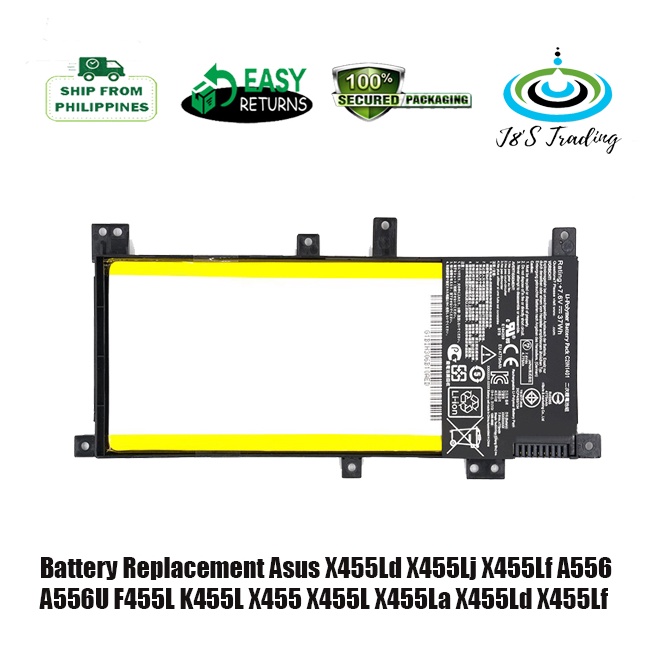 Battery Replacement Asus X455Ld X455Lj X455Lf A556 A556U F455L K455L ...