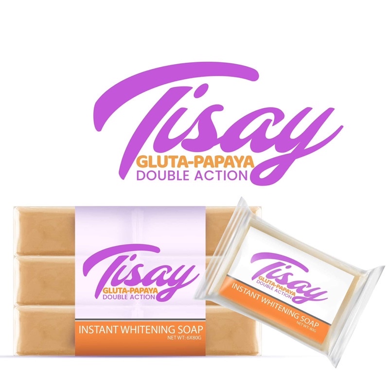 TISAY GLUTA PAPAYA DOUBLE ACTION SOAP 6in1 | Lazada PH