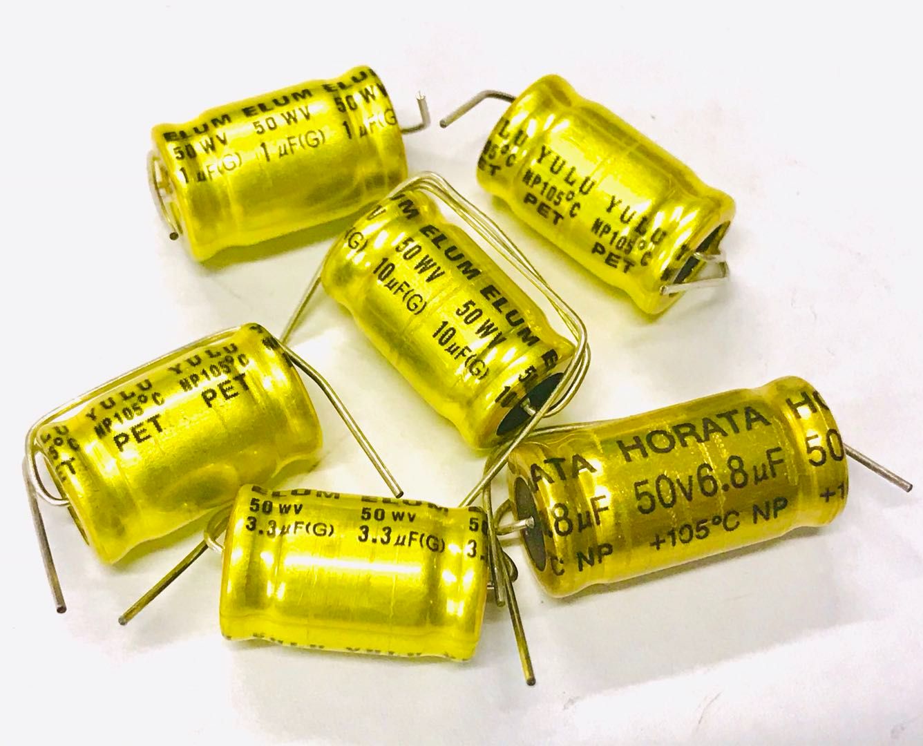 50V NON POLAR CAPACITOR 1UF/2UF/3.3UF/4.7UF/6.8UF/10UF TWEETER DRIVER ...