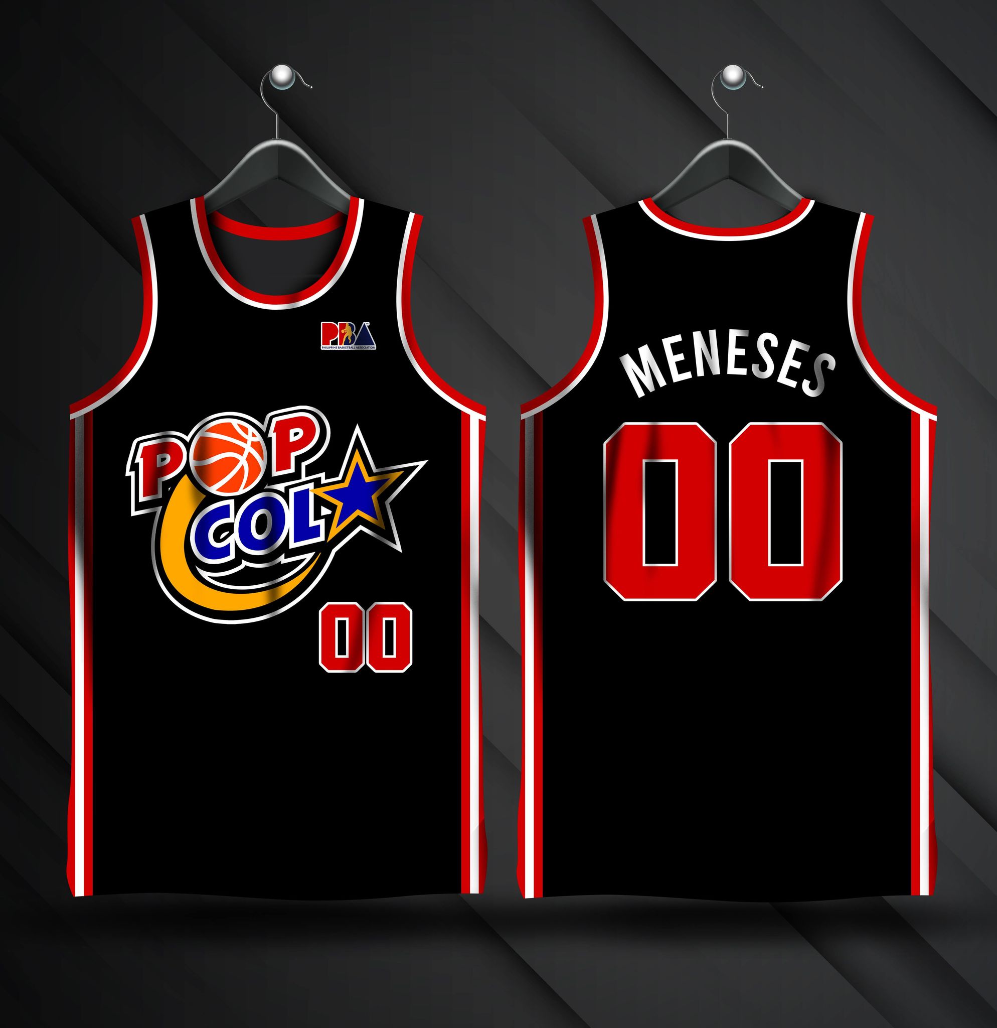 PBA RETRO JERSEY | POP COLA VERGEL MENESES #00 JERSEY | FULL ...