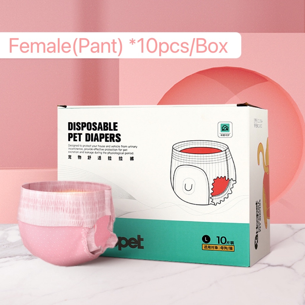 HUSHPET 10PCS/PACK Dog Disposable Diaper Dog Diaper Pants Male / Female ...